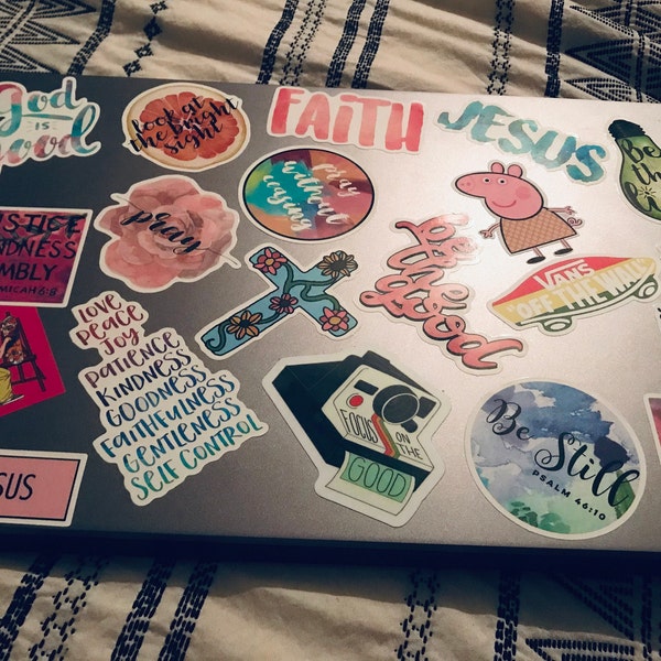 Inspirational Waterproof 50-pack Vinyl Sticker Bomb Christian Decal ...