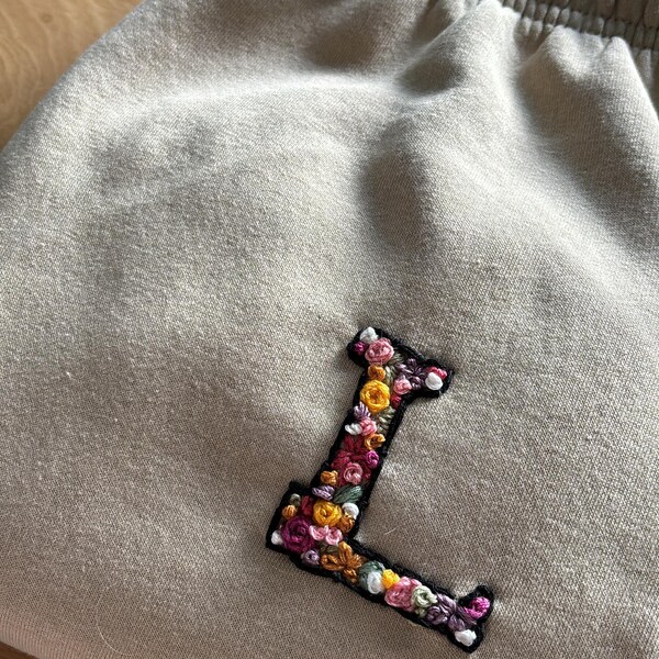 Embroidery Template Letter "l" Monogram With Instructions and Video ...
