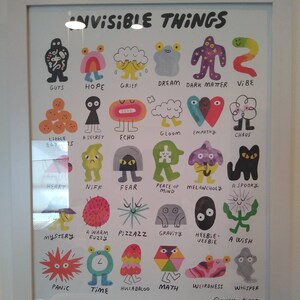 Invisible Things WORLD 16X20 Poster | Etsy