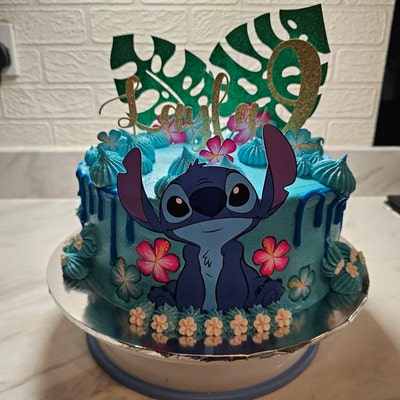 Lilo and Stitch Cake Topper Set/ Lilo & Stitch Cake Topper/ Lilo and ...