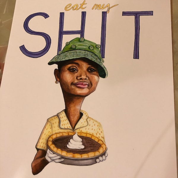 The Help "eat My Shit" Movie Quote Art - Etsy
