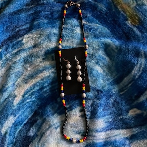 Cherokee Blue Clan Corn Bead Necklace - Etsy