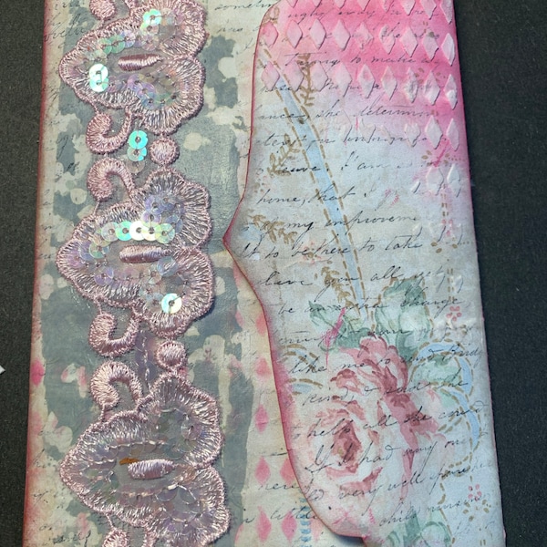 Junk Journal Kit, Junk Journal , Folding Folio, Floral, Collage Sheets ...