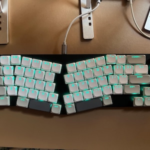 Sofle RGB Choc / Chocolate V2.1 Low Profile Soflekeyboard Split ...