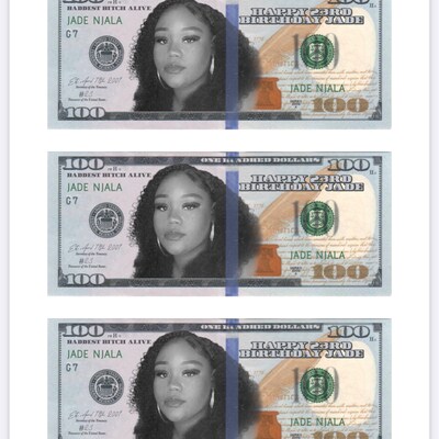Your Face on Money, Game Money, 100 Dollar Bill, Party Money, Custom ...