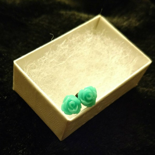 Tiny Flower Rose Stainless Steel Plugs for Gauged or Stretched Ears ...
