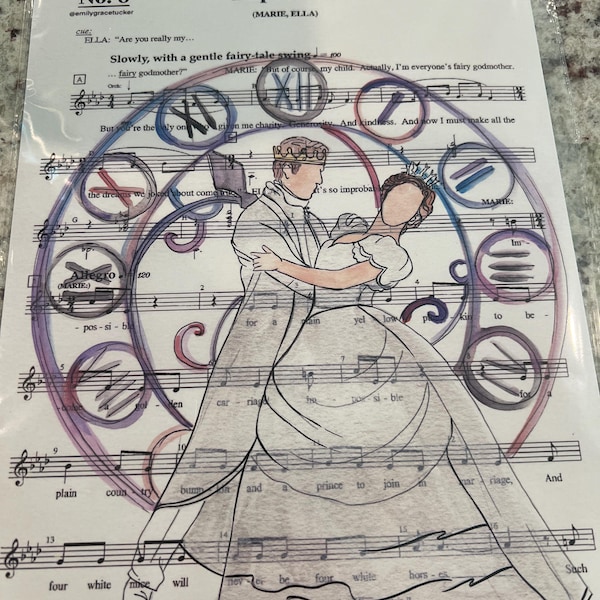 Moulin Rouge Derek Klena Sheet Music Art - Etsy