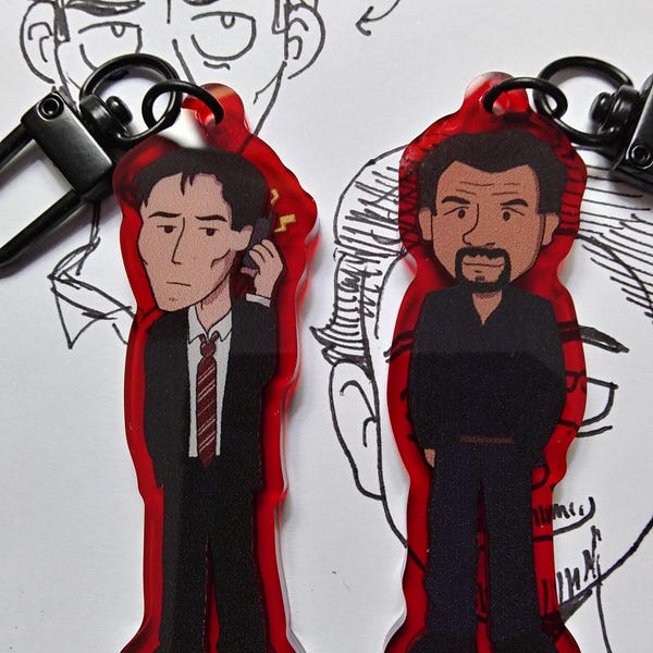 Criminal Minds Keychains (aaron Hotchner Spencer Reid Emily Prentiss ...