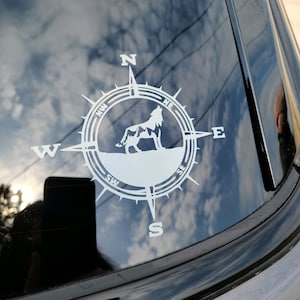 Wolf Vinyl Decal, Wolf Stickers, Car Decal, Mountain Decal, Laptop ...