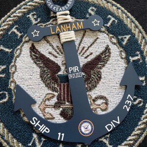 US Navy PIR Anchor / Navy Graduation Anchor / PIR / Navy Boot Camp ...