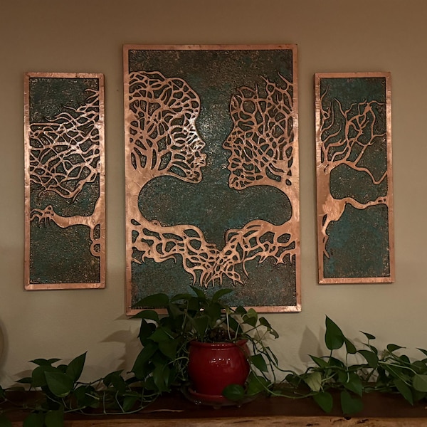 Rustic Copper Wall Art | Farmhouse Decor | Copper Wall Hangings ...