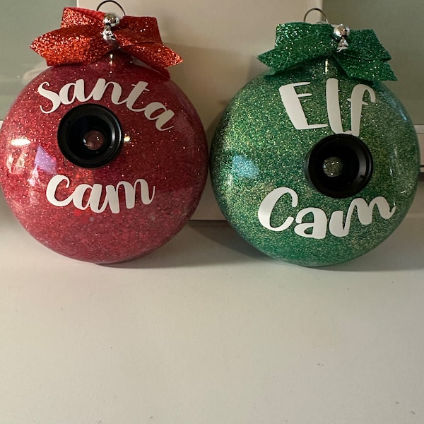 Santa Cam Lens for Ornaments, Christmas Santa Camera Lens, Santa Cam ...