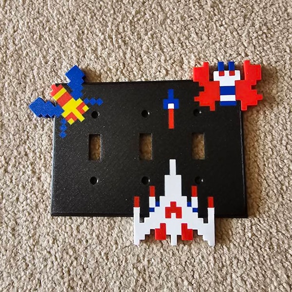3D Printed Retro Arcade Game Characters| Wall Decor, Decoration - Etsy