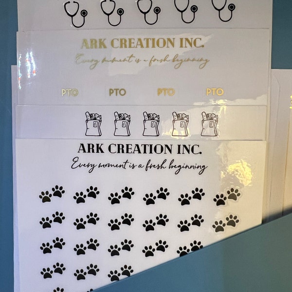 Matte Text Planner Sticker | PTO Sticker | Planner Stickers for Erin ...