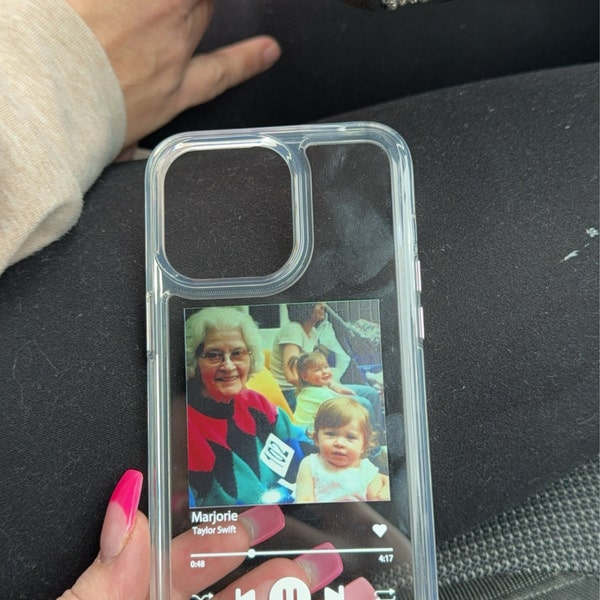 Personalized Music Plaque iPhone Case: Custom Photo Clear Case - Etsy