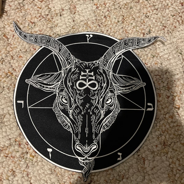 PENTAGRAM Large Back Patch Pour Gilet De Motard Personnalisé - Etsy