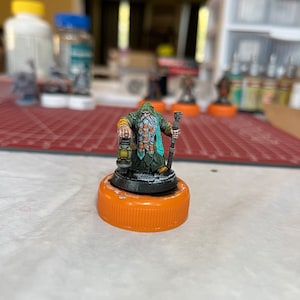 Dwarf Wizard Miniatures Spell Caster Dungeons and Dragons 28mm,32mm ...