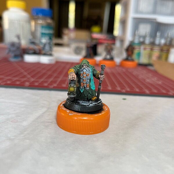 Dwarf Wizard Miniatures | Spell Caster | Dungeons and Dragons | 28mm ...