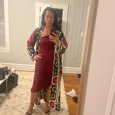 Antique Rare Handwoven Embroidered Cape Paranja Uzbek Chapan Handvoven ...