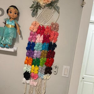 Design Your Own/custom Floral Macrame Hoop, Nursery Decor, Flower ...