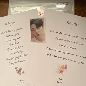 BTS Paradise Lyrics, Beautiful Quote, Wall Art - Etsy