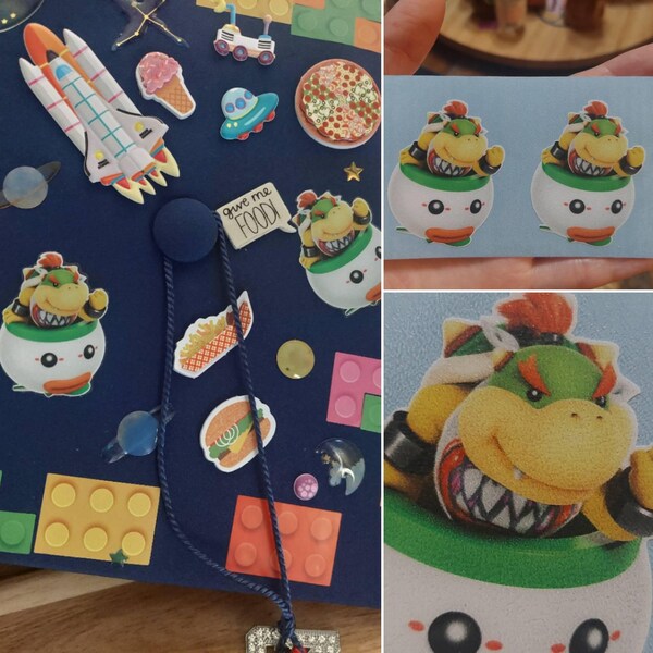 YOSHI Vinyl Decal From Super Mario Bros. Choose a Character Set #1 ...