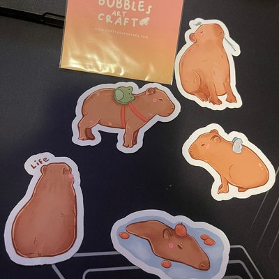 Capybara Stickers Sticker Pack Laptop Sticker Vinyl Sticker Deco ...