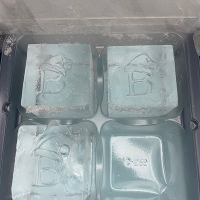 Ice Plate Custom Ice Stamp for Bar, Bar Opening Custom Ice Tray Gift ...