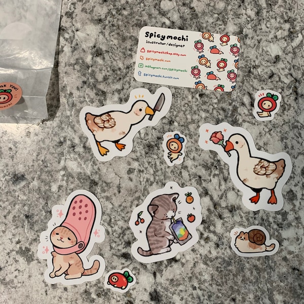 Croc King Sticker / Cat Sticker / Kitten Sticker / Cute Animal Sticker ...