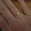 Nameplate Ring 14K Solid YELLOW Gold Personalized Real Gold Ring 14k ...