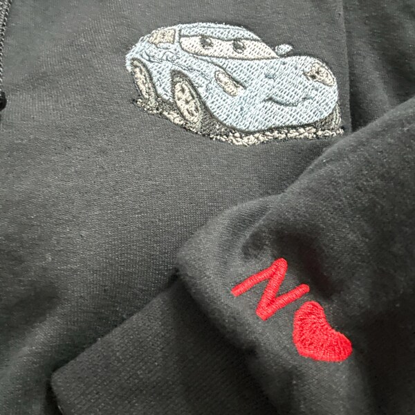 Disney Cars Hoodies - Couple's Embroidered Sweatshirts, Lightning ...
