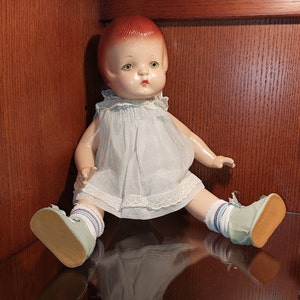 1919 Effanbee Mary Jane Doll on a German Kidelene Body With Composition ...