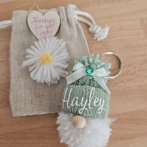 BEST SELLER Personalised Gonk/gnome Keyring Key Ring Uk, Not Suitable ...
