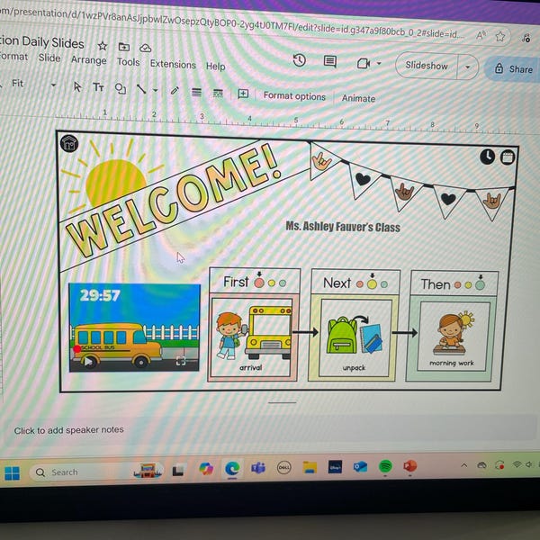 Editable Visual Classroom Schedule, Visual Schedule, Special Education ...