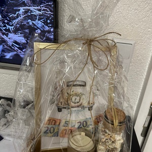 Geldgeschenk zum Geburtstag von Herzen Geschenk Geburtstagsgeschenk ...