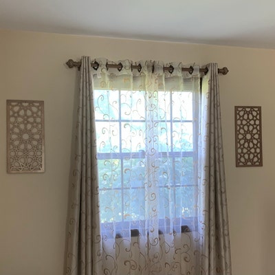 Moroccan Lattice Work, Arabesque Wood Wall Art, Islamic Decor, Living ...