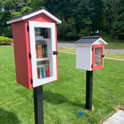 Extra Tall Townhouse Library / Free Shipping / Little Pantry / Little ...