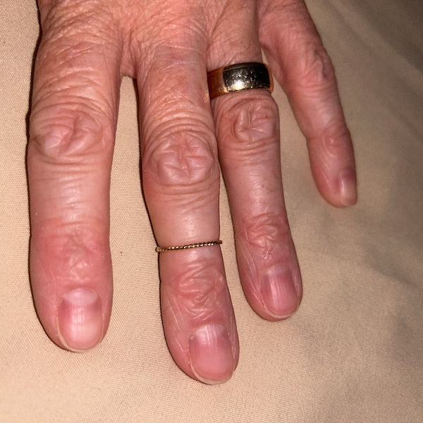 14K 18K Solid Gold Twist Ring, Twisted Rope Real Gold Wedding Band ...