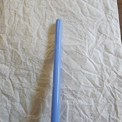 Milky Blue GLASS STRAW Reusable Straws Opaque Straws Blue Straw Eco ...