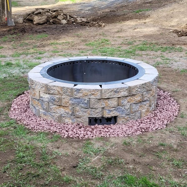 Compass Fire Ring, Compass Rose, Fire Pit, Corten Outdoor, Map ...