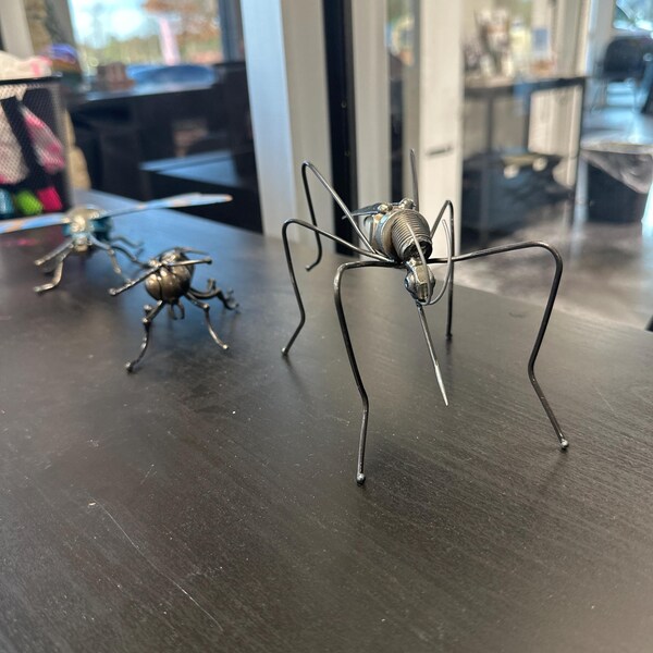 Art Metal Sculpture Fly. Mechanical Fly Figurine. Welded Fly. Metal Fly ...