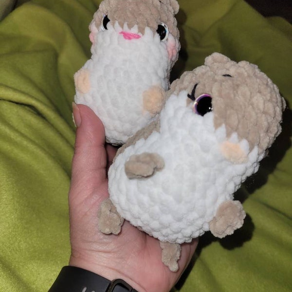 Crochet PATTERN Hamster, No Sew, Amigurumi Tutorial PDF in English, Toy ...