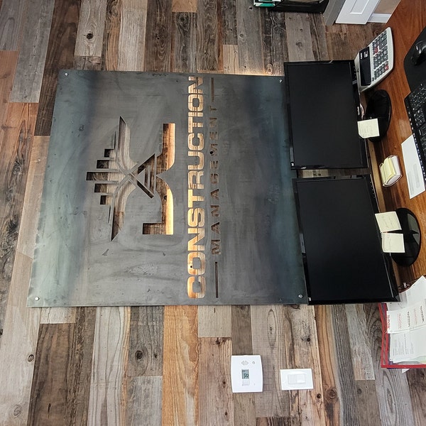 Metal Business Sign - Metal Business Logo Sign - Personalized Metal ...