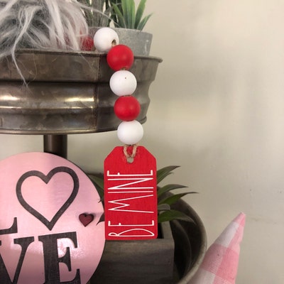 Rae Dunn Inspired Valentines Tag, Rae Dunn Canister Garland, Valentines ...