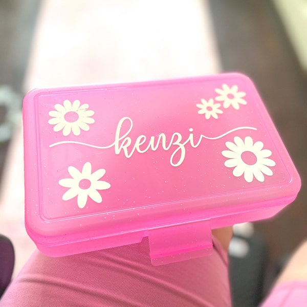 Kid's Pencil Box | Custom Pencil Box | School Supplies | Pencil Box ...