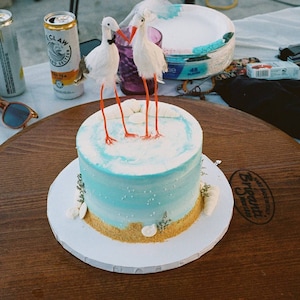 Canada Goose Cake Topper for Rustic Lake Cabin Wedding | Etsy