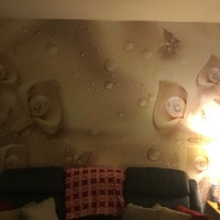 Custom Wallpaper 3D Embossed White Flowers Tree Wallpaper Wall Mural ...