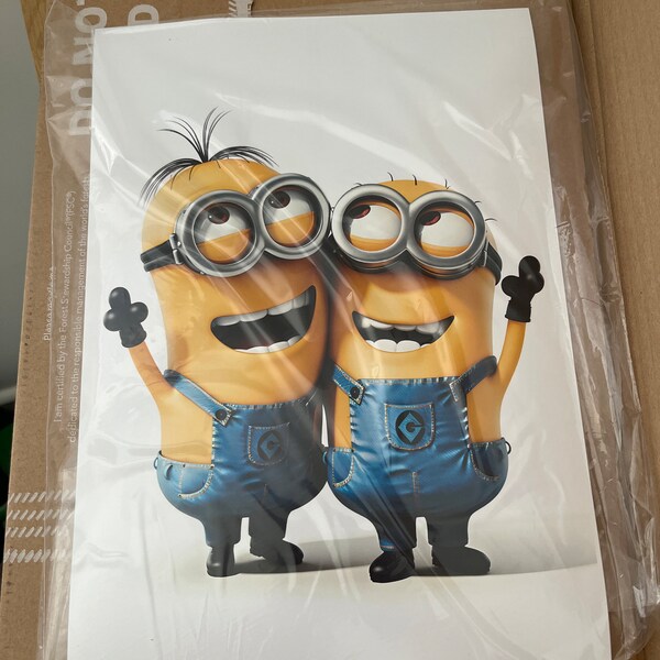 Minion Wall Art | Minion Print| Minions Digital Print | Minion Wall ...