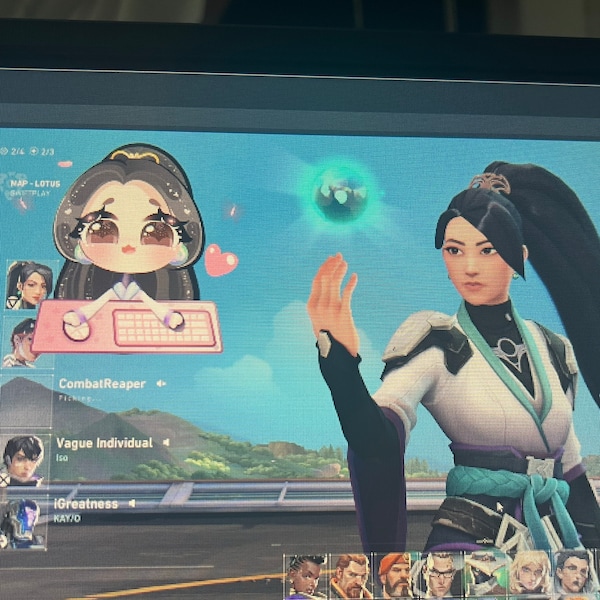 Angel Cinnamon Valorant Overlay | HUD Customizable Valorant Game | Cute Stream Overlay Twitch ...