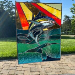 Rainbow Trout Stained Glass Pattern - Etsy